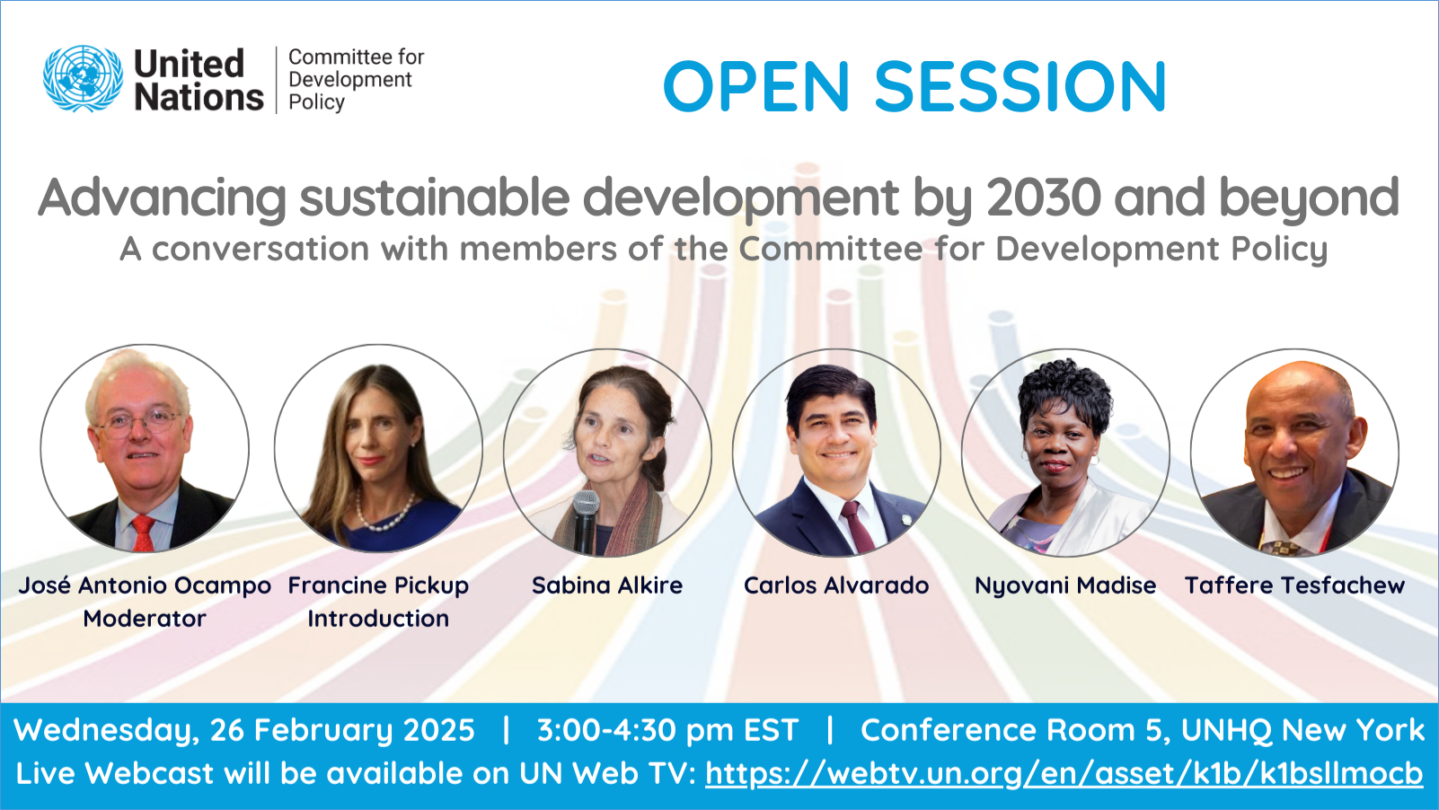 CDP’s Annual Open Session: Advancing sustainable development by 2030 ...