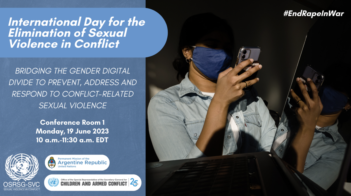 2023 Commemoration of the International Day for the Elimination of Sexual Violence in Conflict ...