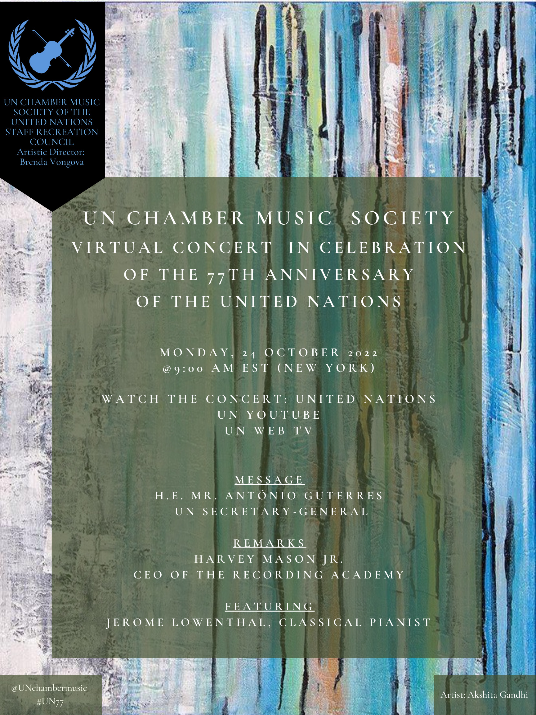 Virtual Concert in Celebration of UN Day | 联合国