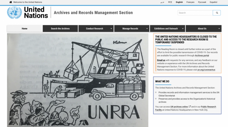 New UN Archives website stores over 1 million pages of UN history ...